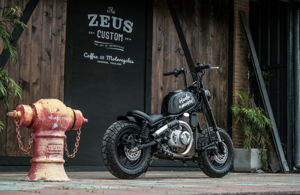 Zeus Custom Honda Monkey 125 Jaak Project | GearMoose