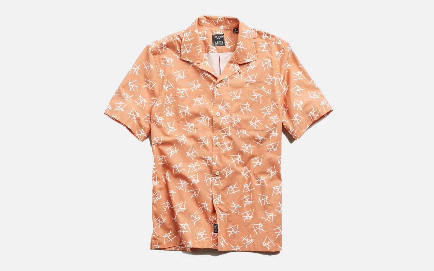 Todd Snyder Limited Edition Matchstick Print Camp Shirt | GearMoose