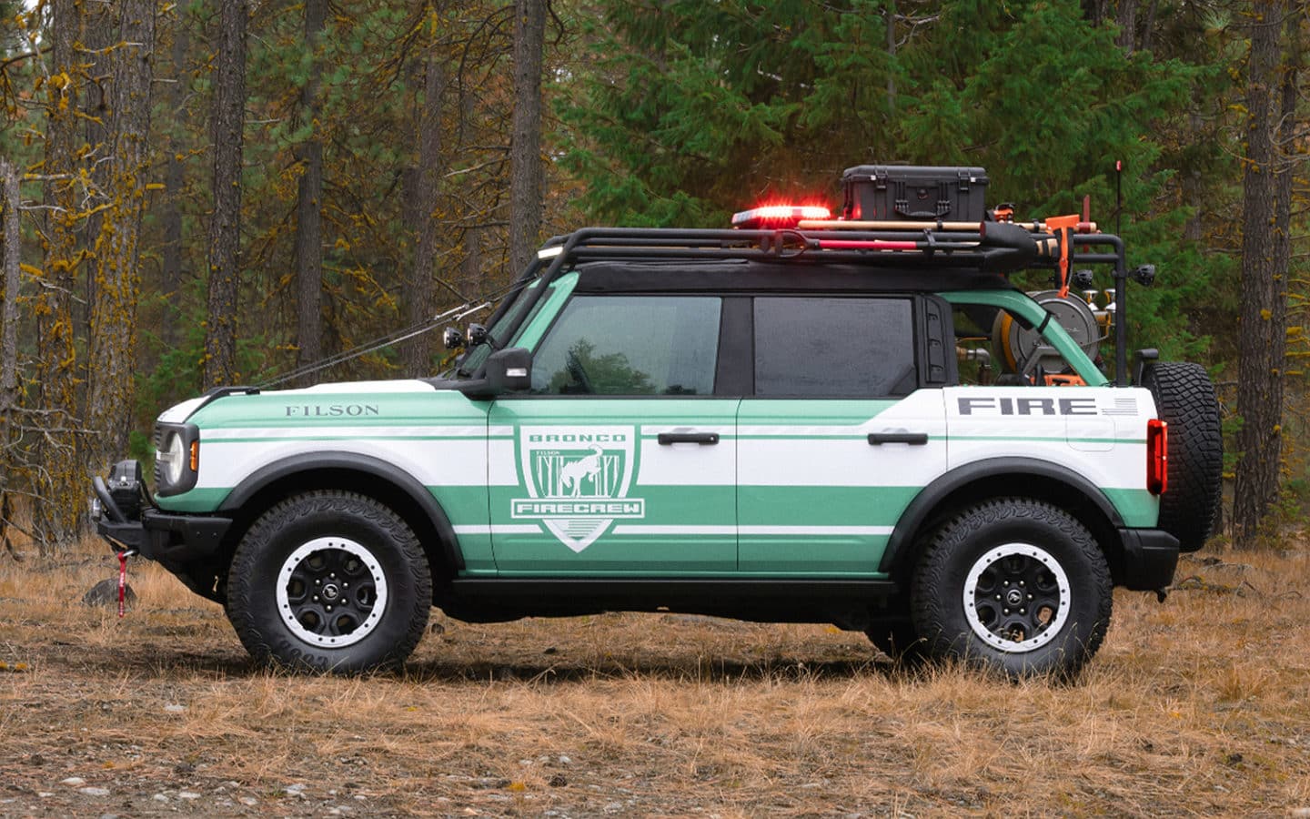 Ford Bronco x Filson Wildland Fire Rig | GearMoose