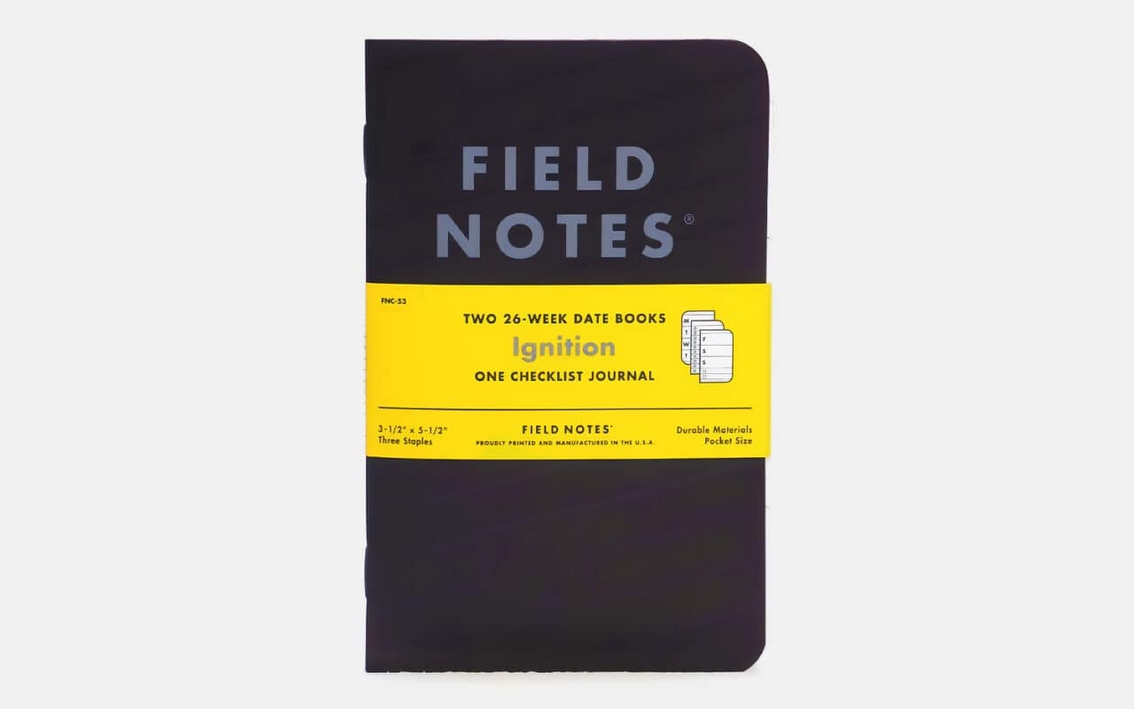 Field Notes Ignition Weekly Planner and Checklist | GearMoose